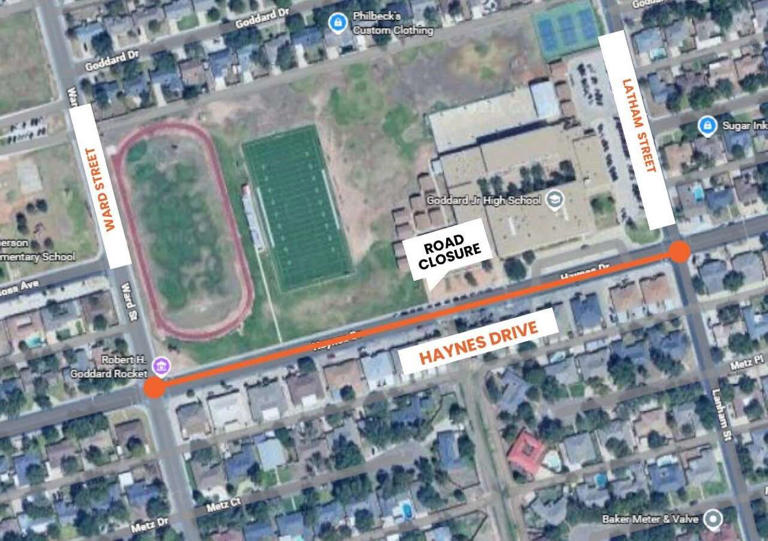 Haynes Drive and North N Street to close near Midland schools