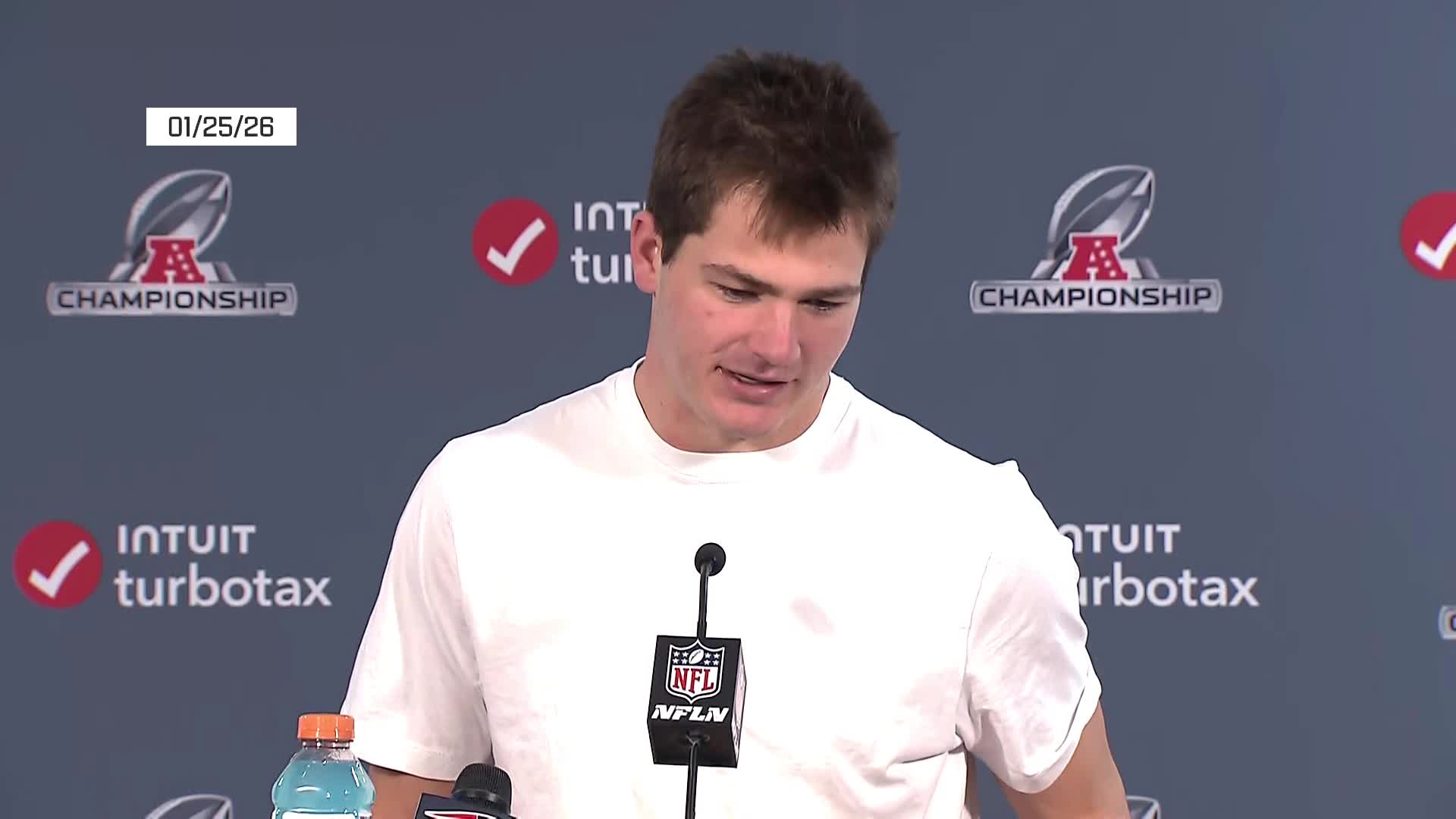 Drake Maye reflects on full circle moment beating the Broncos in AFC ...