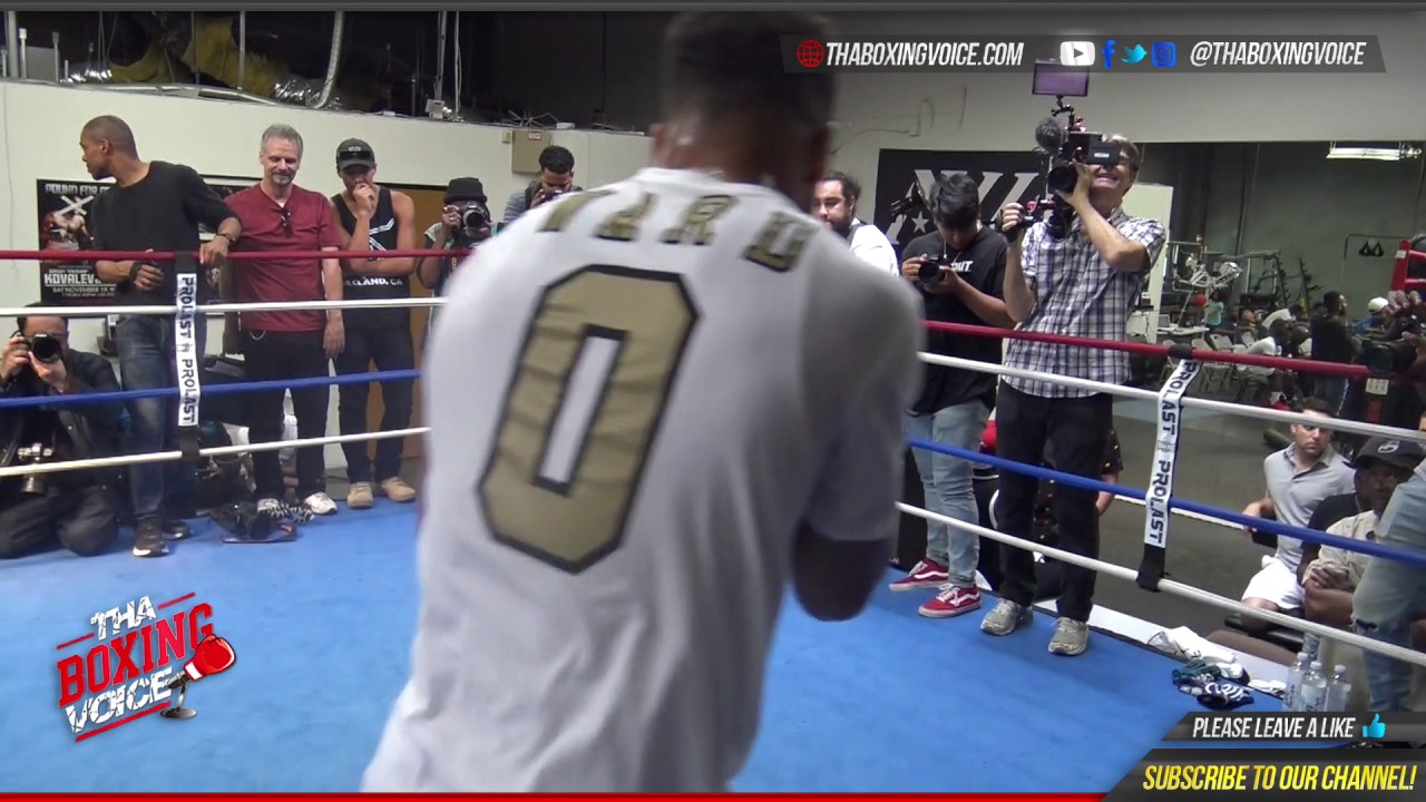 Andre Ward displays tremendous skills and footwork two weeks away from ...