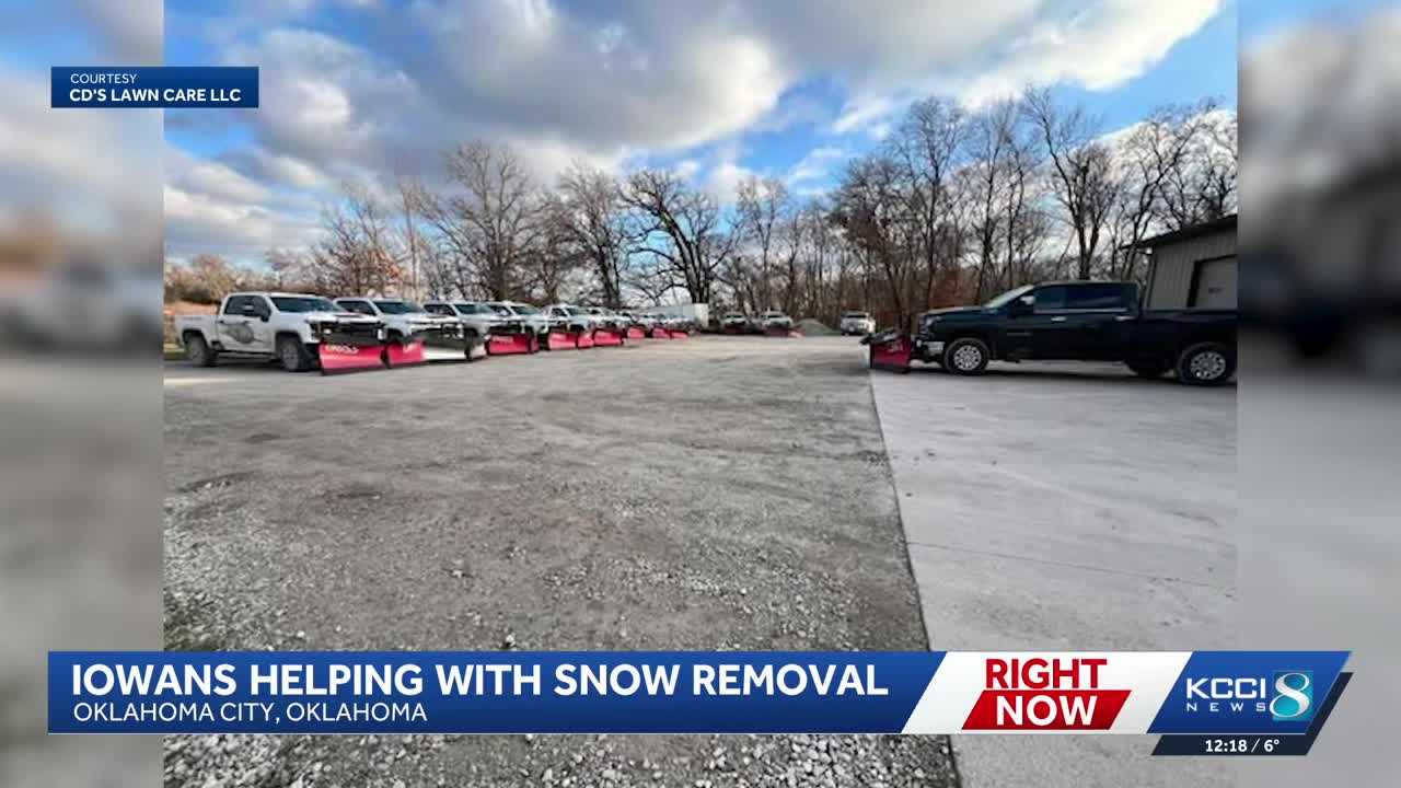 Iowa company aids Oklahoma City with snow removal