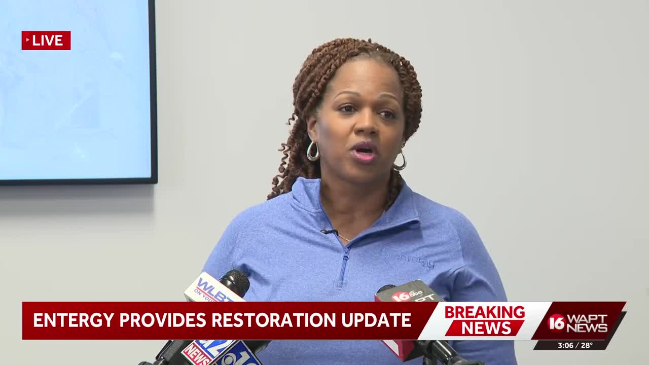 Entergy working as quickly as possible to restore power