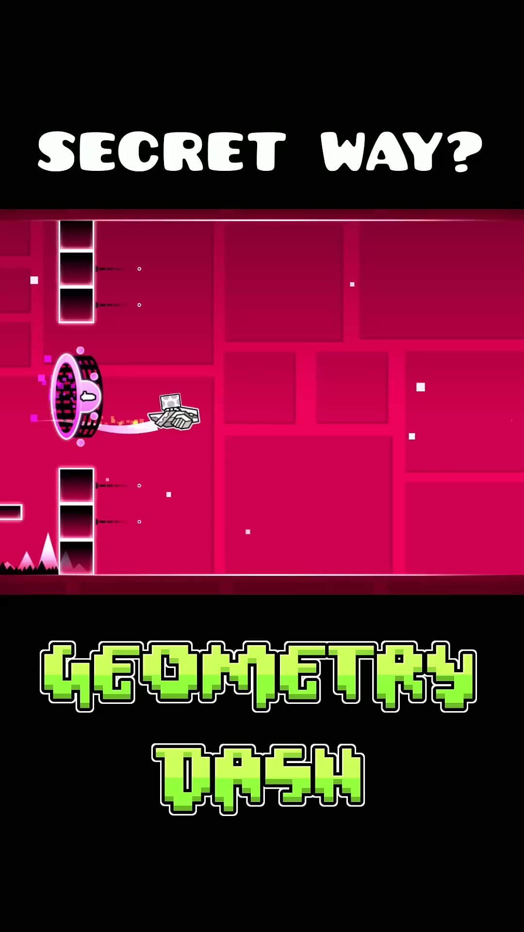 StereoMadness end has a secret way? 💀 #geometrydash #gdupdate #gd # ...