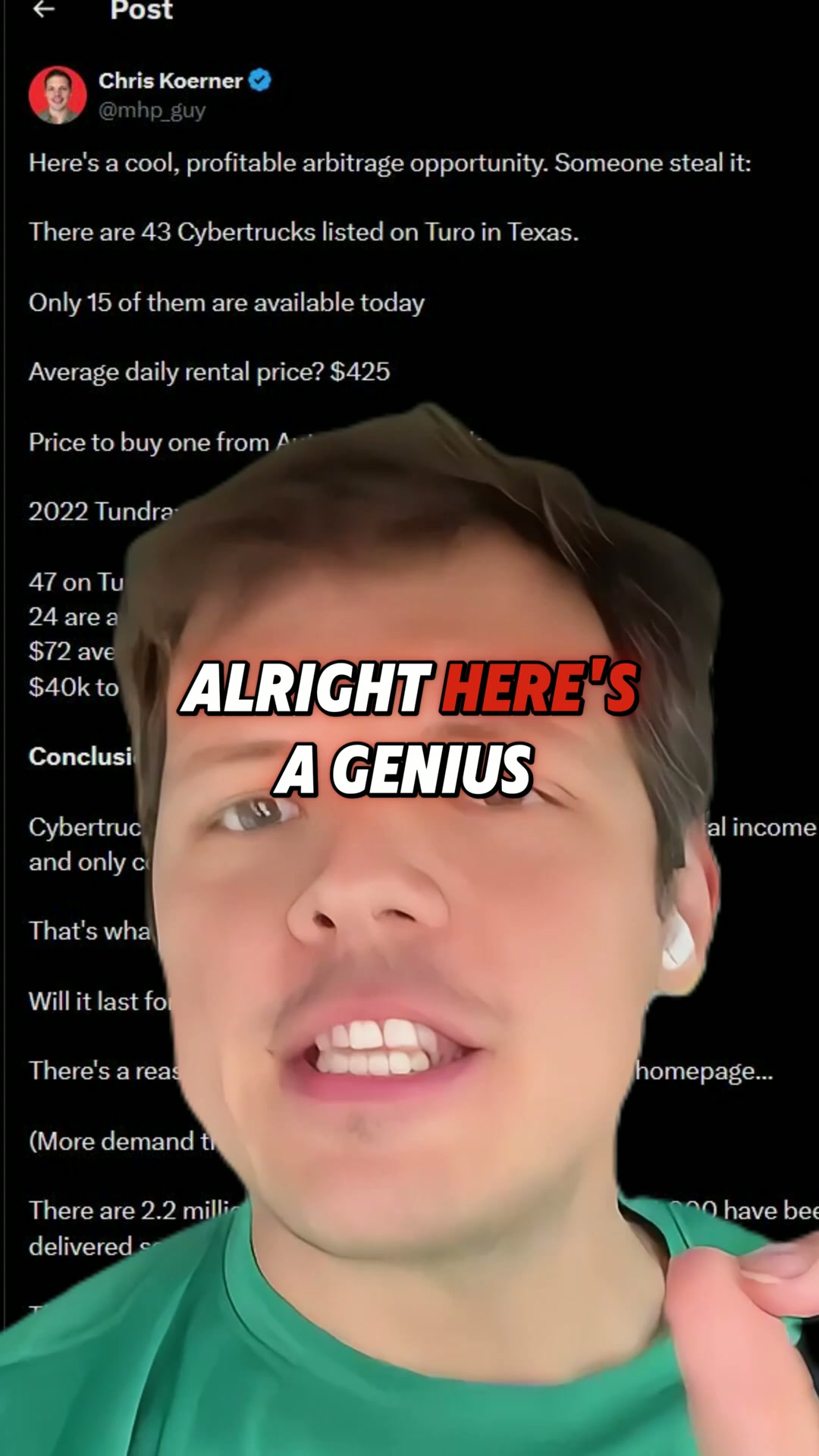 How to start a Cybertruck rental business or side hustle