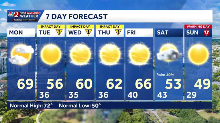 Model hints at snow flurries north of Orlando as Florida braces for ...