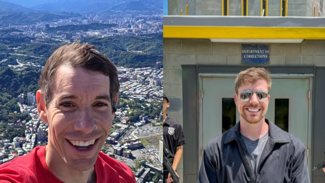 MrBeast criticizes Netflix pay, would give Alex Honnold over $500K for ...