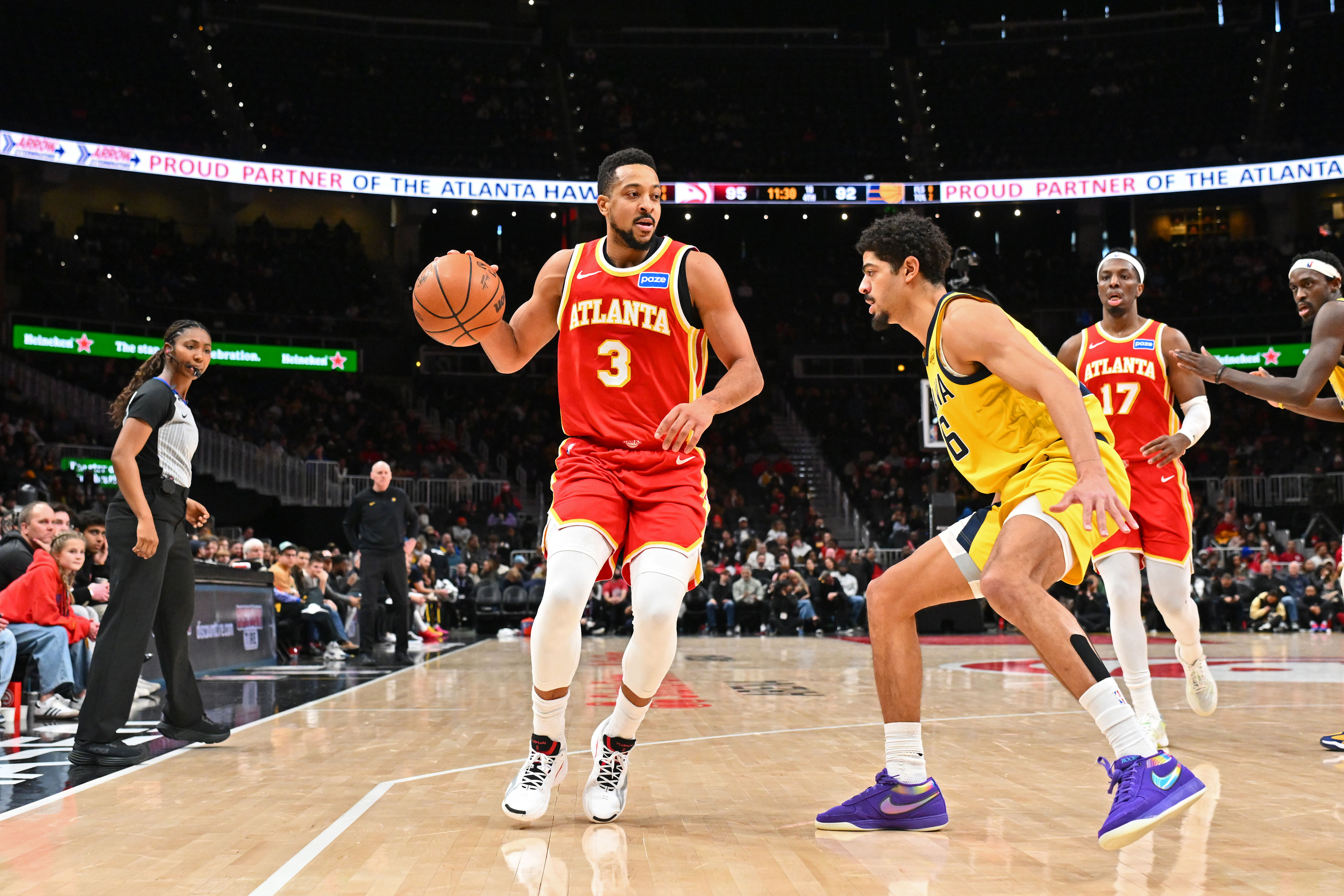 Hawks snow in Pacers with second half avalanche, 132-116