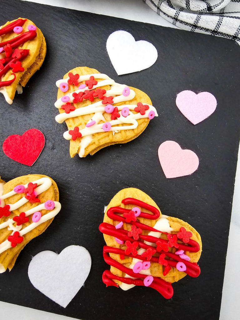 Nutter Butter Valentine cookies