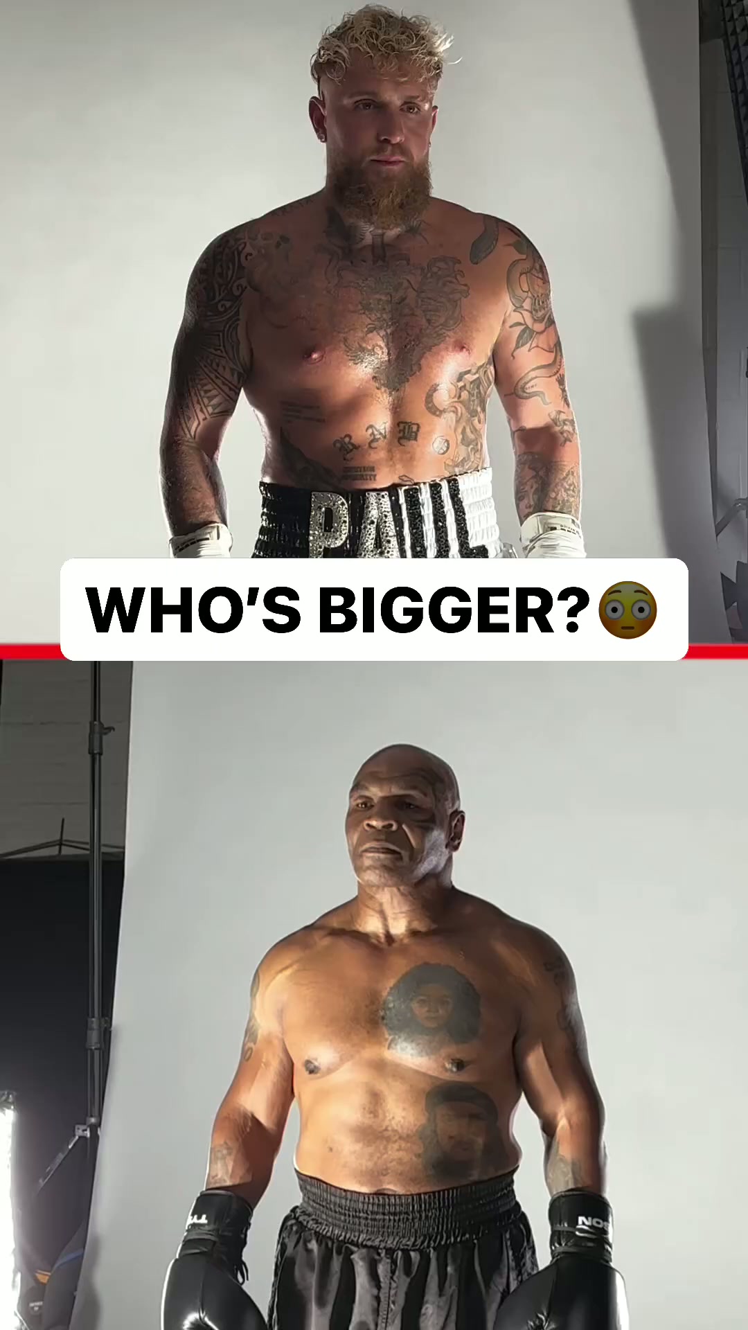 Who's in better shape👀 Mike Tyson or Jake Paul