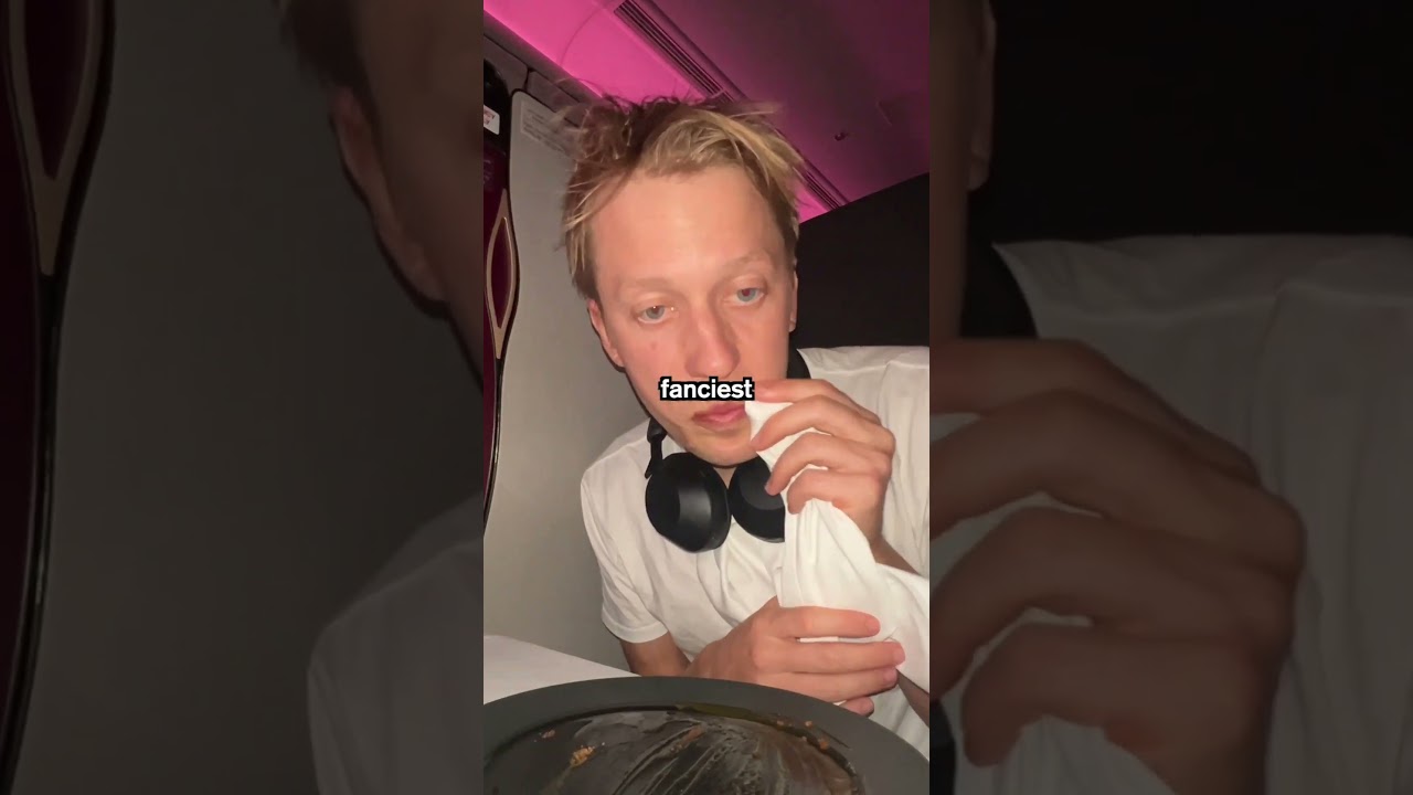 Business class gourmet experiences!