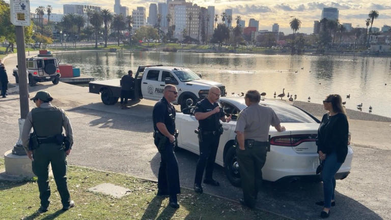 Search for bodies, guns in LA’s notorious MacArthur Park is suddenly ...