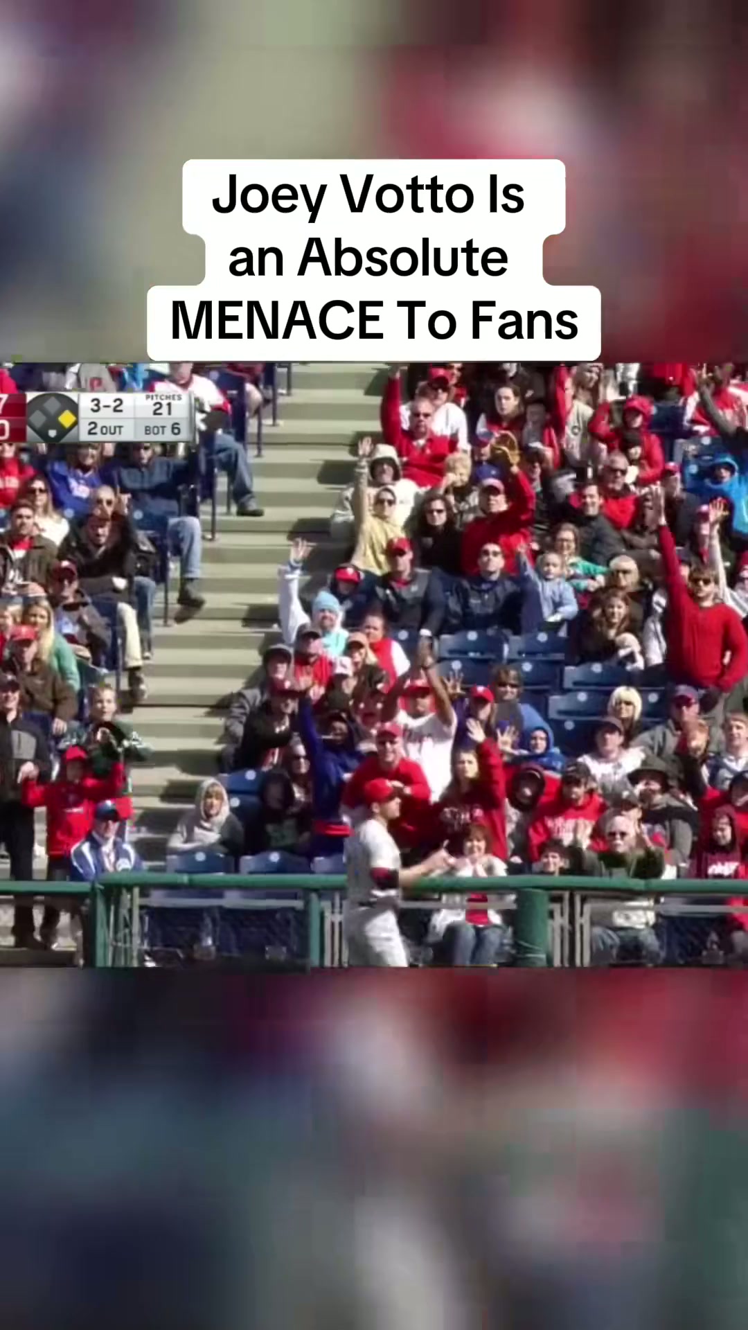 Bro launched a ball out of the stadium so no fan had a chance to get