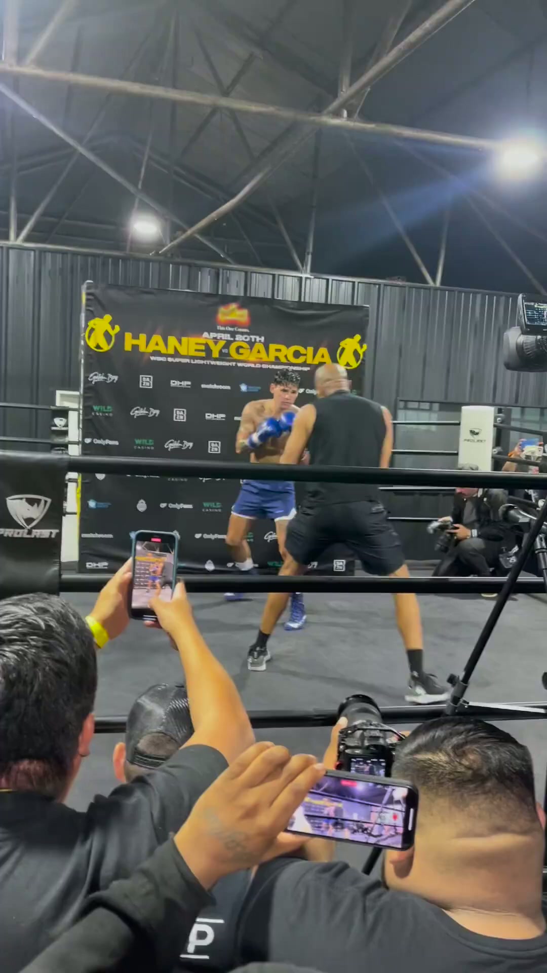 Ryan Garcia Looking Very Sharpe On Pads With Derrick James Ahead Of ...