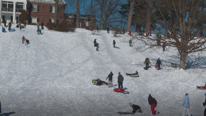 Photos: Marylanders have fun in the snow after weekend's winter storm