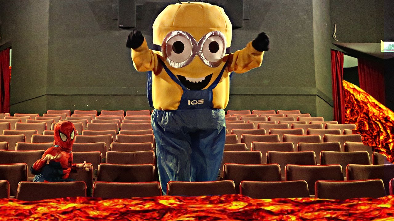 El piso es lava con Minion y Spiderman! - RobleisIUTU ft. ThiagoIUTU
