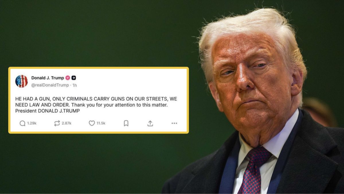 Fake Trump post claiming only criminals carry guns on 'our streets ...