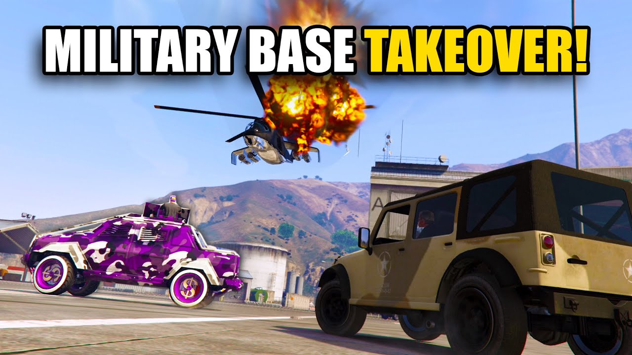 Military base takeover! | GTA 5 thug life #379