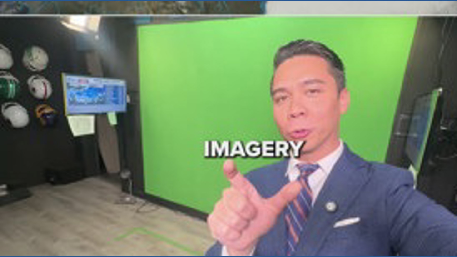 Snow, sleet and ice can be seen from space