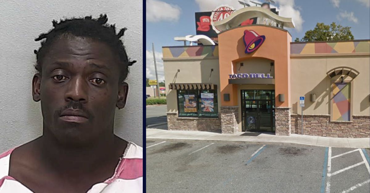 Man used rock to rob Taco Bell, climbed through the drive-thru window ...
