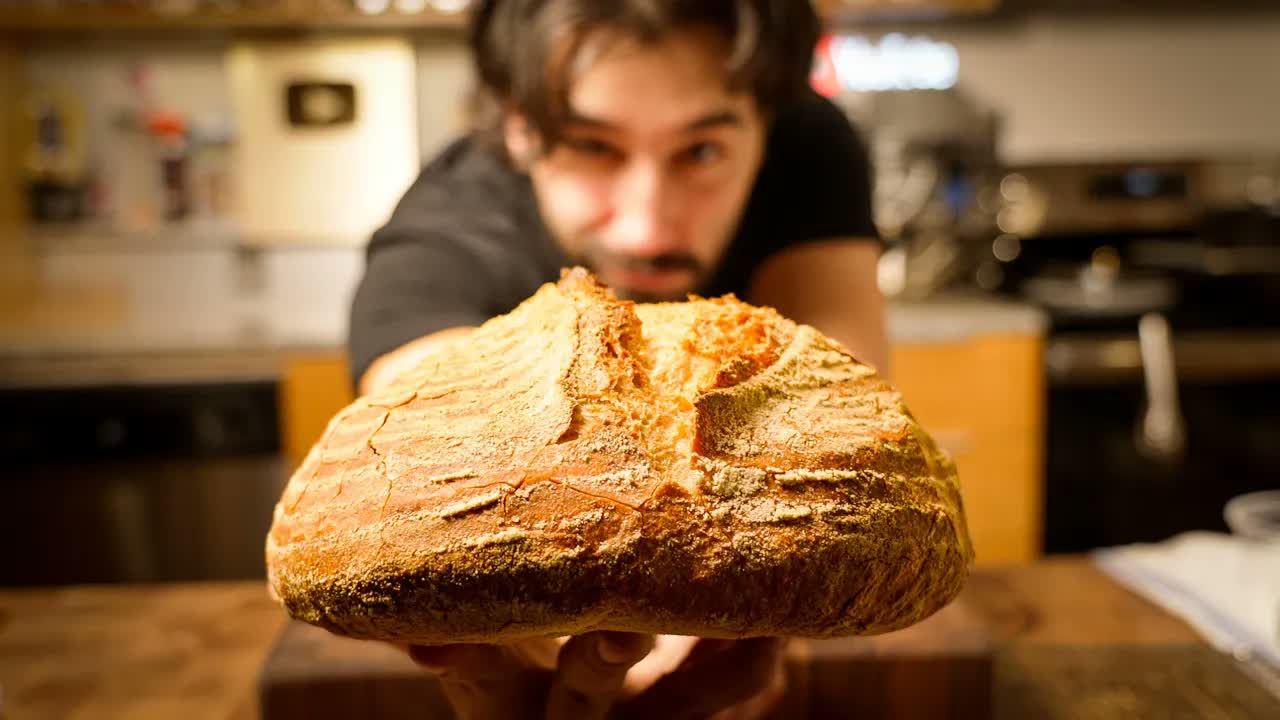 Making sourdough bread the traditional way