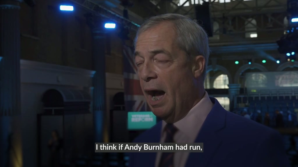 Farage says Starmer's decision to block Burnham from running in by ...
