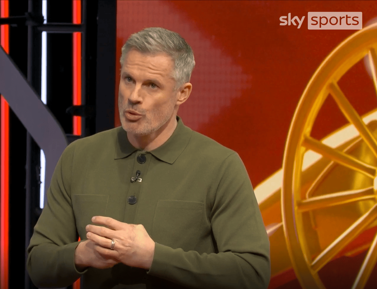Carragher identifies key Arsenal problem after title race stumble