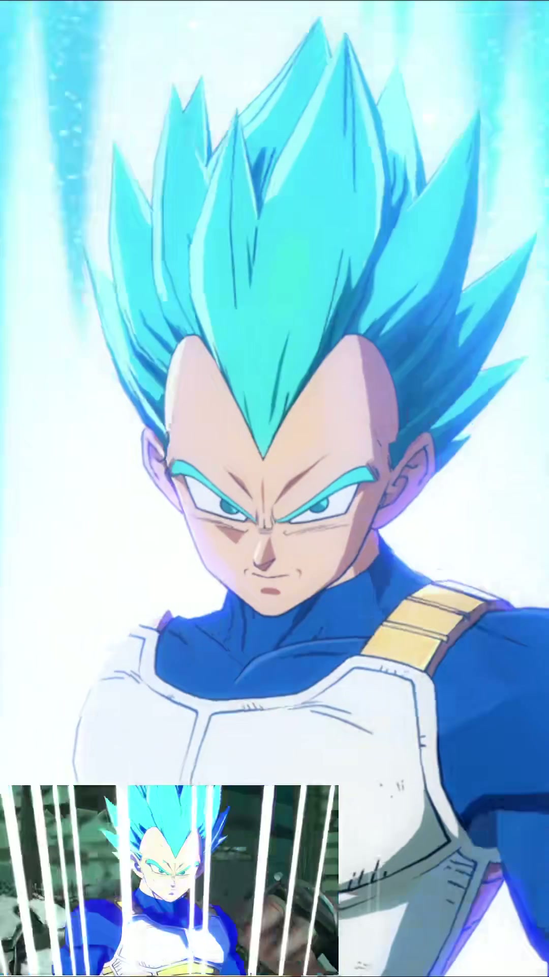 Intro de Vegeta Blue desde otra perspectiva en #DragonBallFighterZ #d