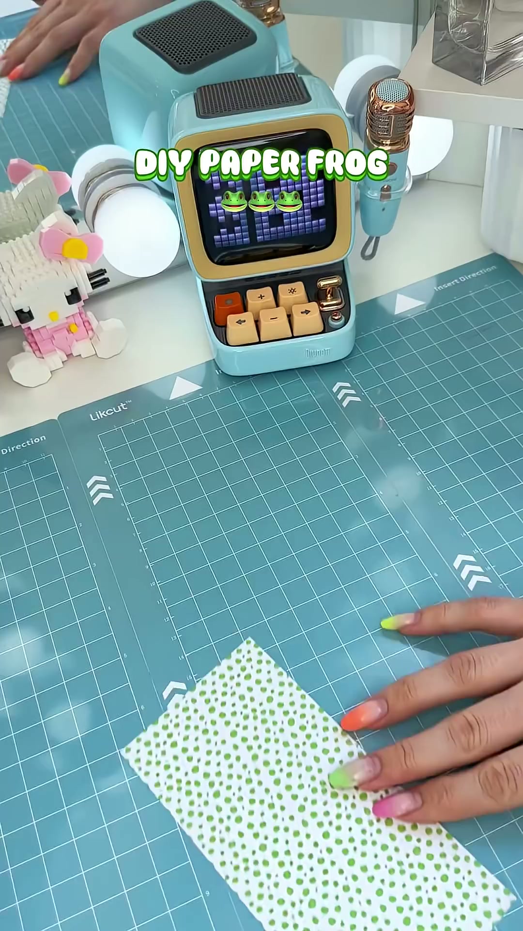 How to make paper frogs 🐸