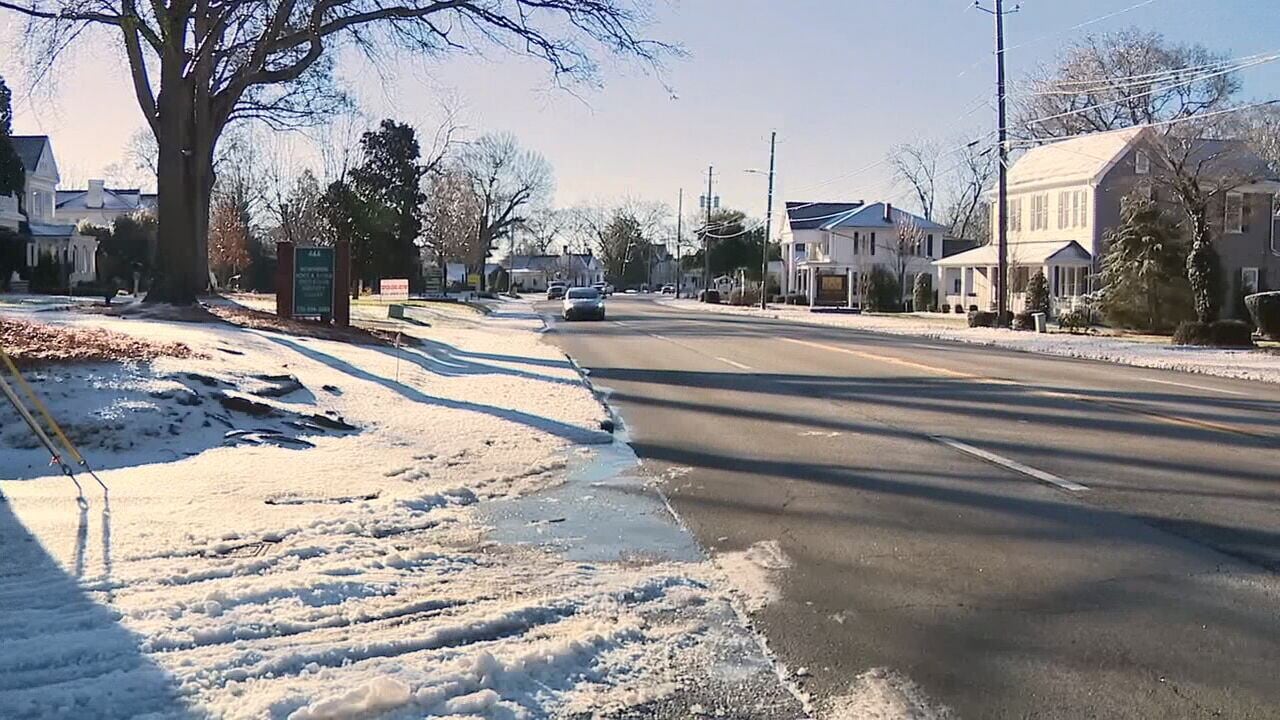 Hall County thaws out after ice storm
