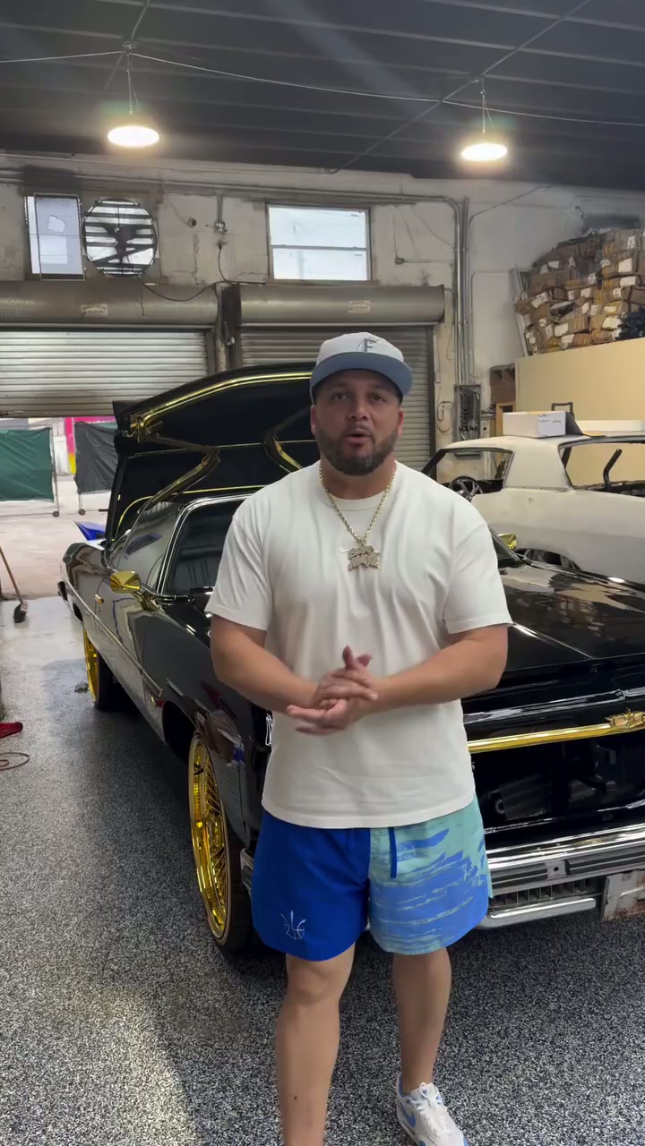 75 Chevy on Gold 24's Daytons Giveaway LIVE Now