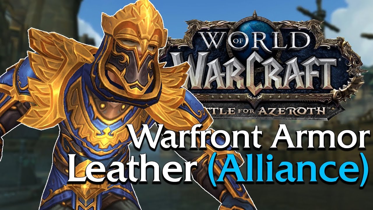 Warfront armor: leather tier 1-3 (Alliance) in game preview | World of ...