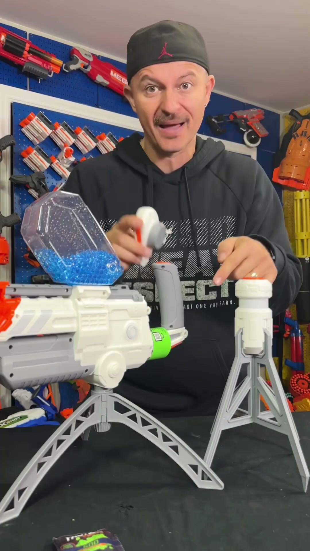 Turret gel blaster
