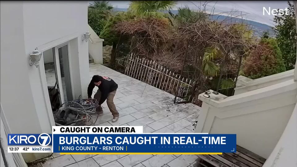 Video: Burglars caught in real-time