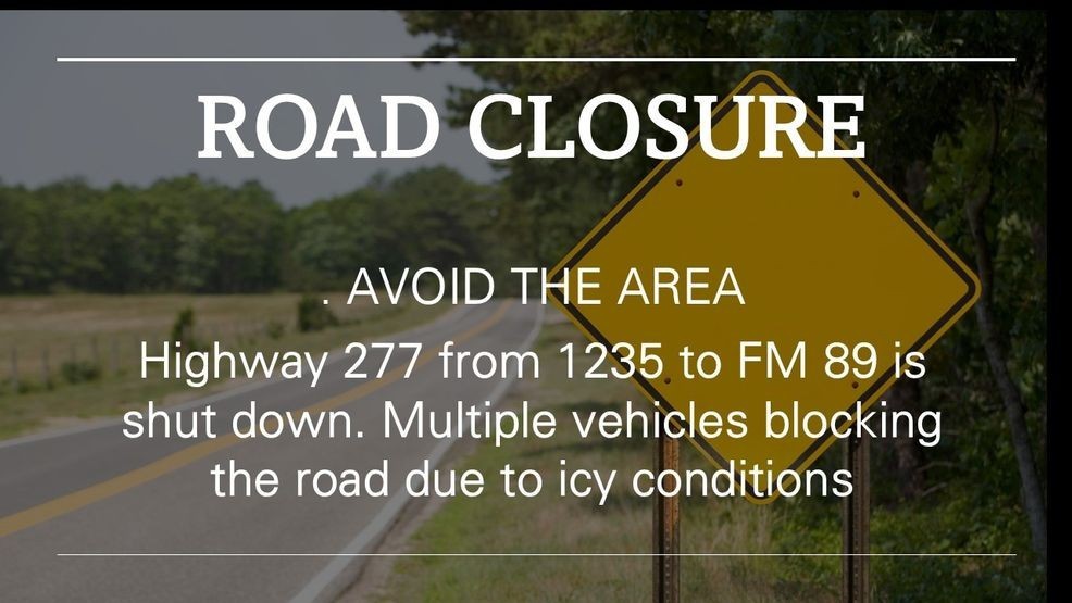 Road closure: update