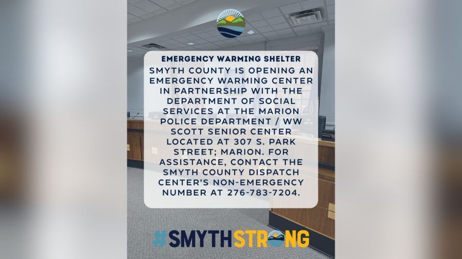 Smyth, Washington counties open emergency warming centers amid power ...
