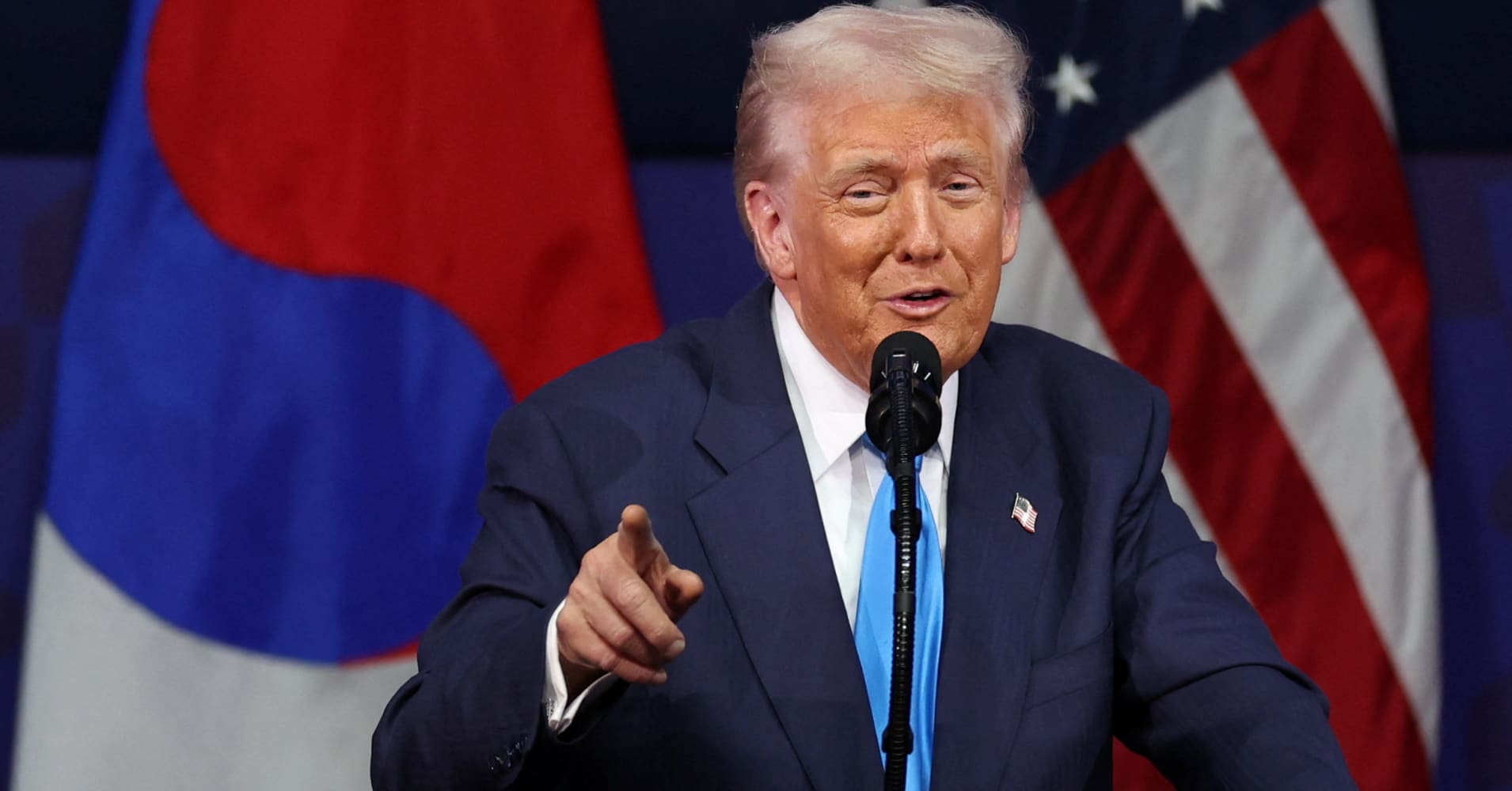 Hyundai shares fall after Trump says tariffs on South Korean autos ...