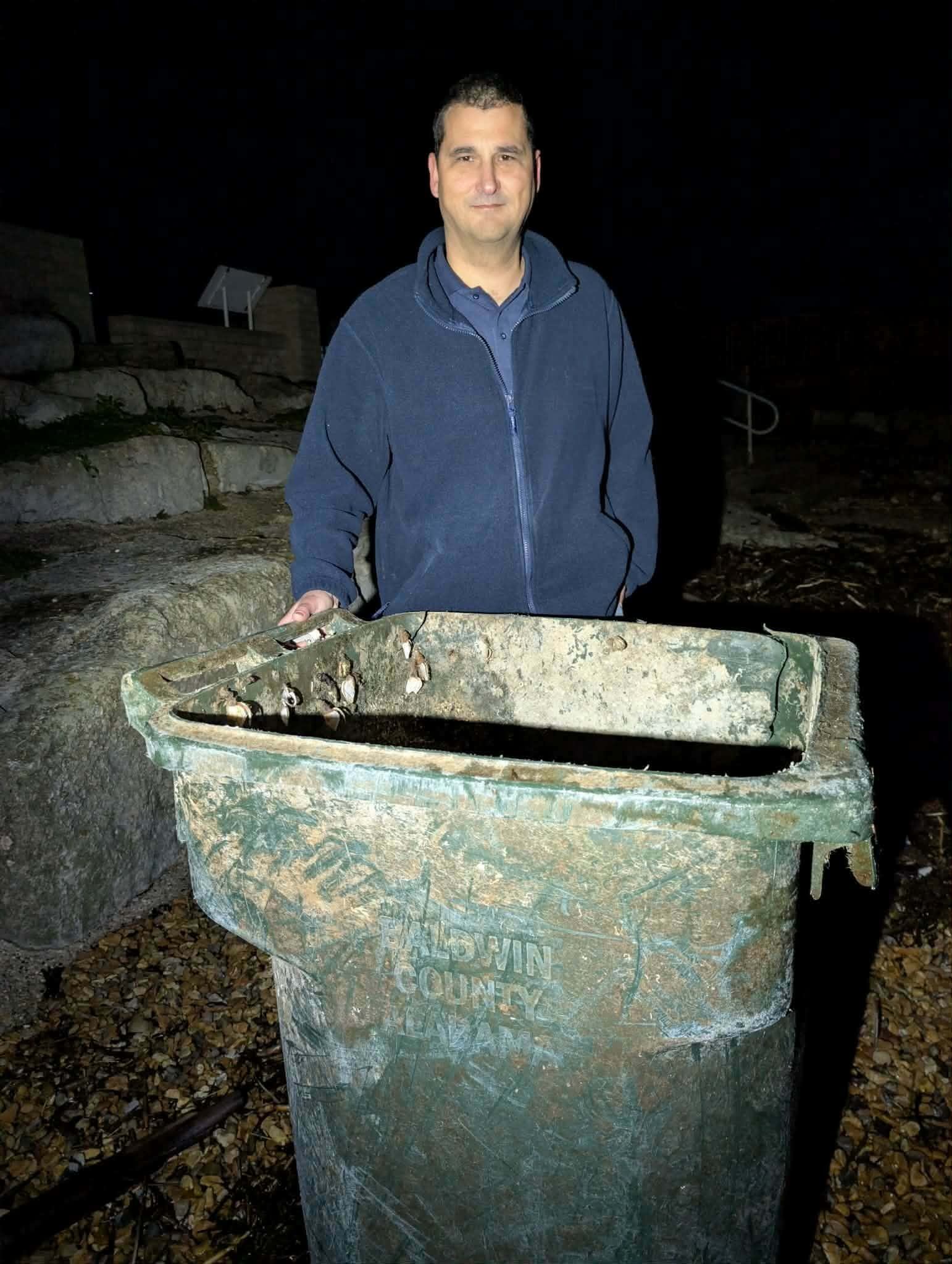 Baldwin County trash can survives 4,000-mile journey across Atlantic ...