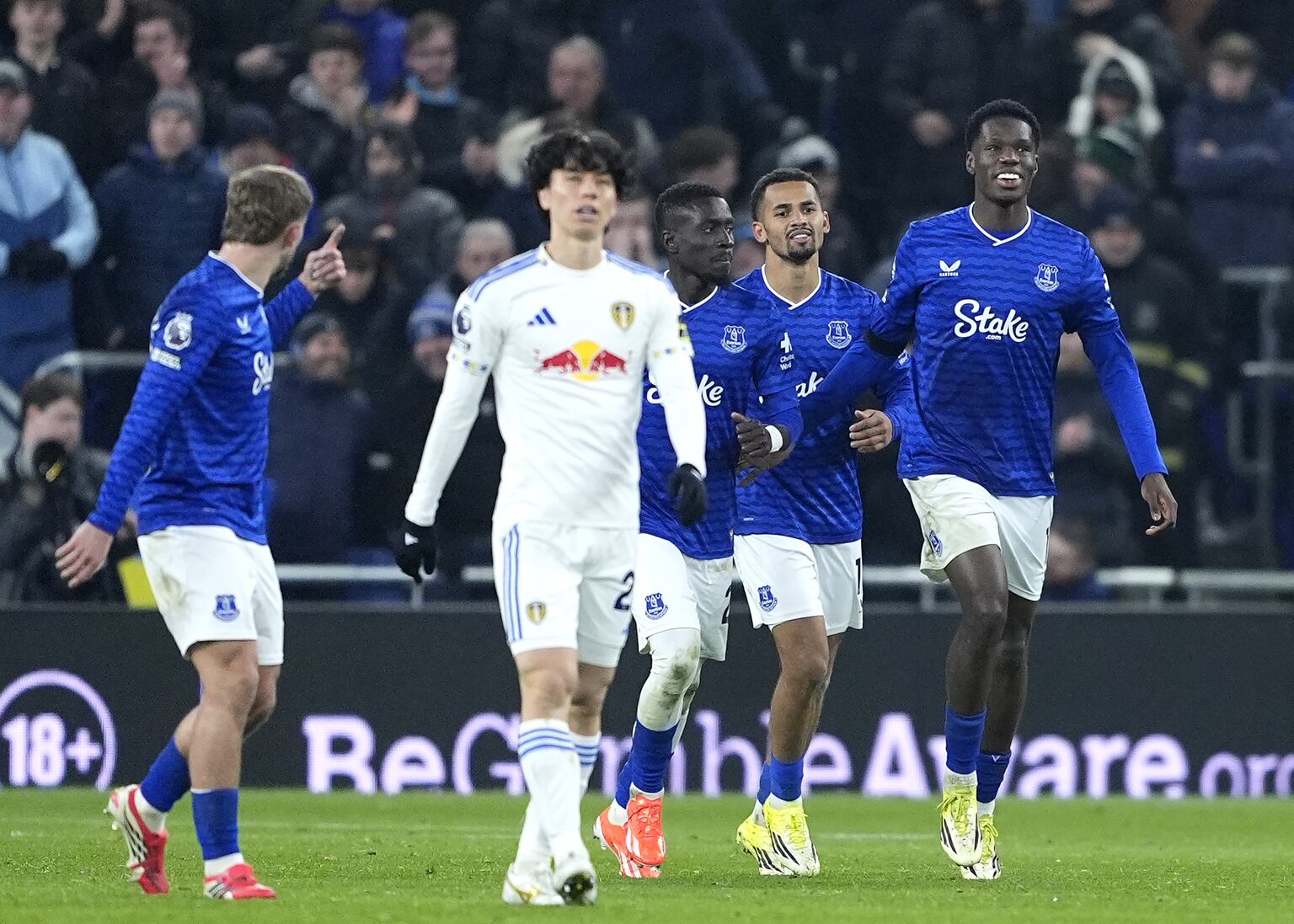 Thierno Barry secures point for Everton against Leeds