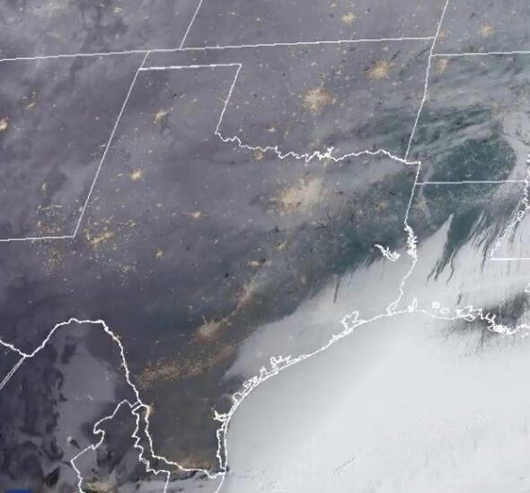 Incredible satellite images capture ice blanket from space over Texas
