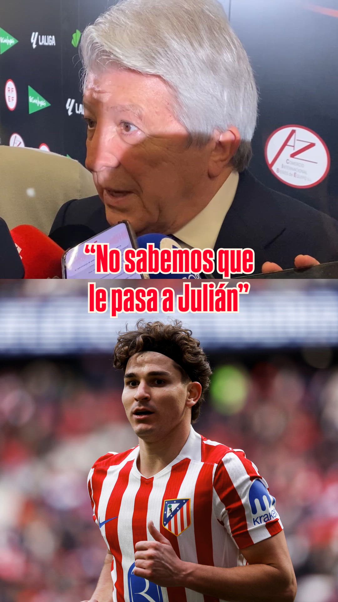 "No sabemos qué le pasa a Julián Alvarez"