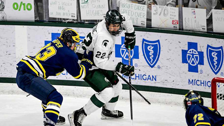 Sharks goaltender prospect commits to Michigan State