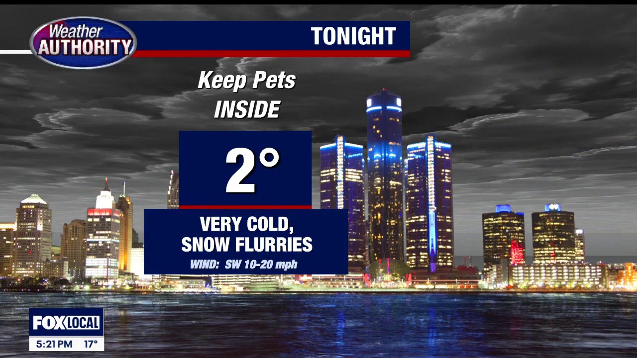 Cold with snow showers for Tuesday