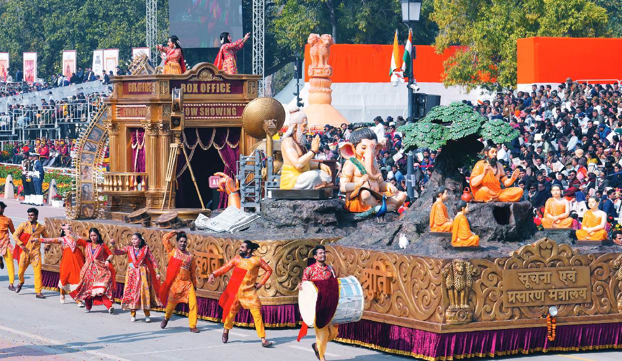 I&B Ministry tableau showcases India's storytelling journey