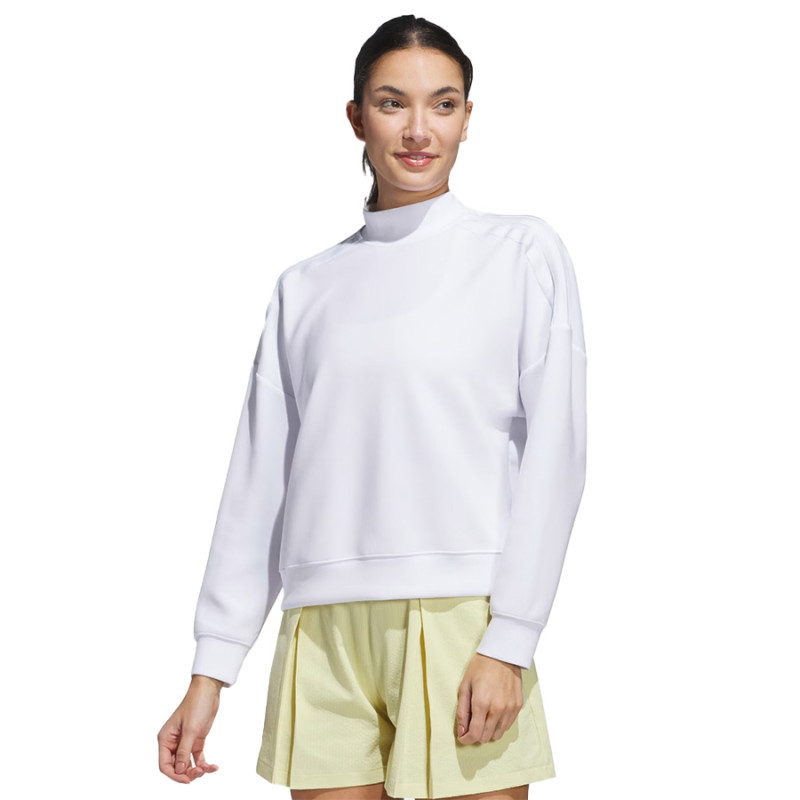 Get the Adidas Beyond the Course mock sweatshirt for $54 — a 40% discount