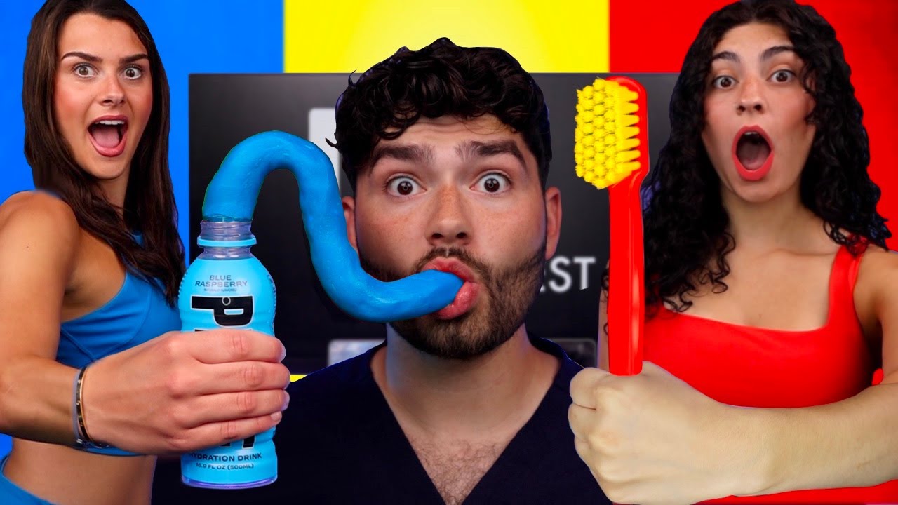 Which color food stains teeth?