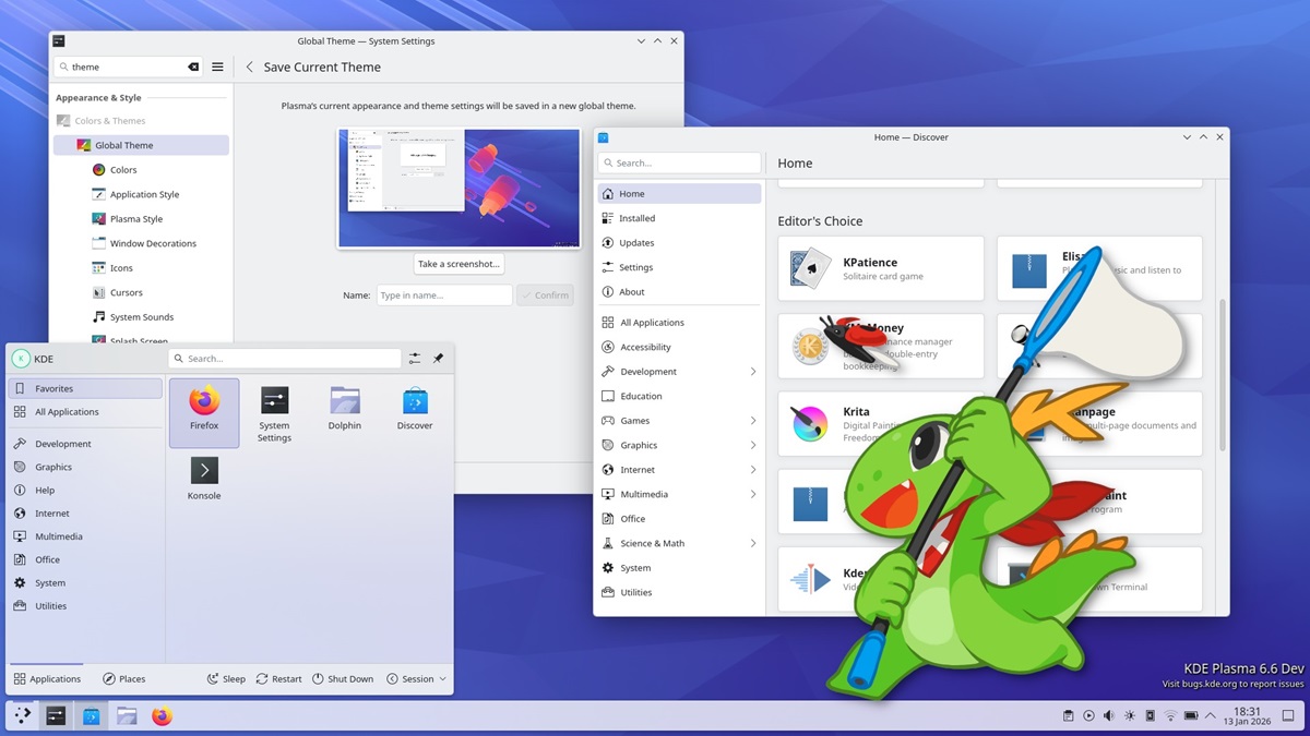 KDE Plasma 6.6 y 6.7: Nuevo login manager, OCR y modo pulsar para hablar