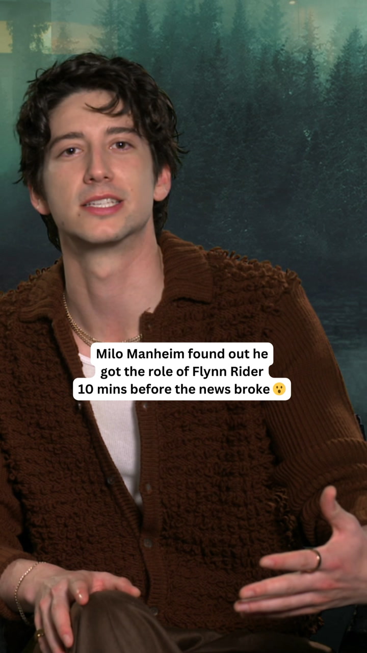 Milo Manheim on the day he found out he was playing Flynn Rider in ...