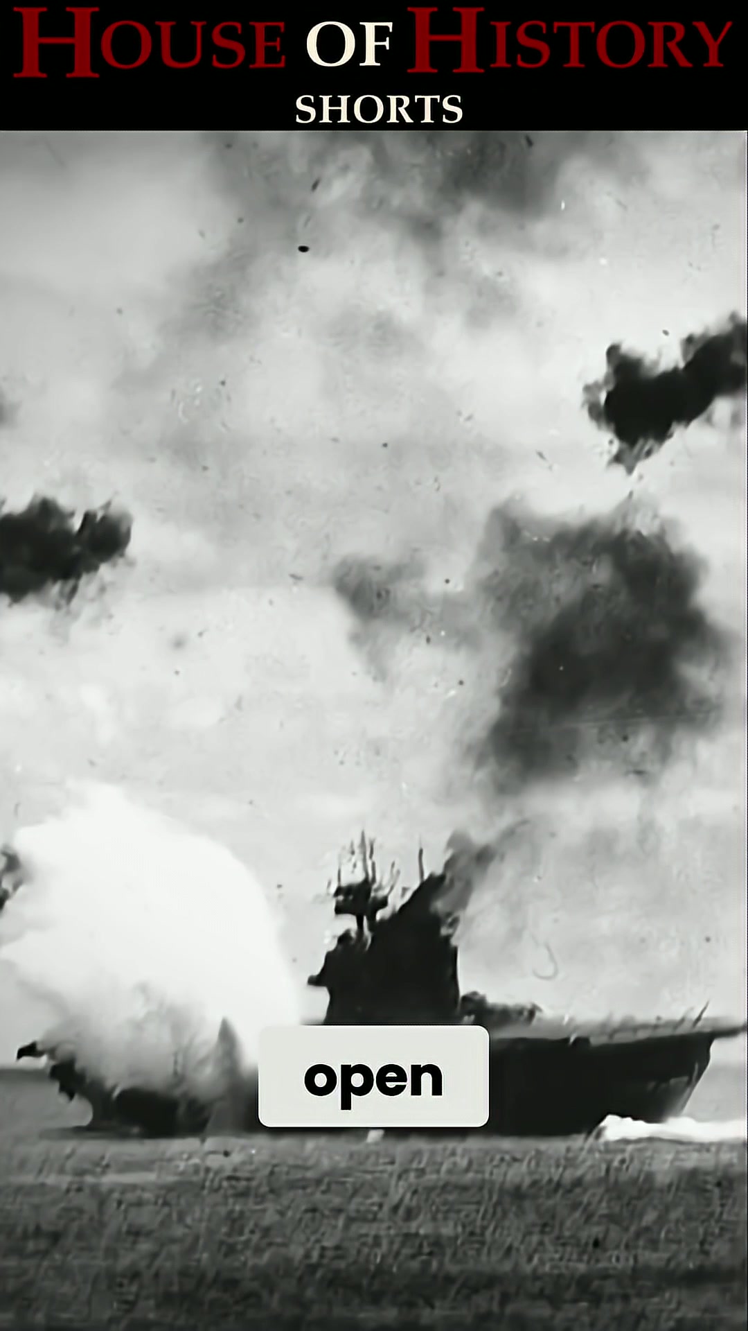 Japanese torpedo strike against USS Yorktown at Midway #ww2 #history