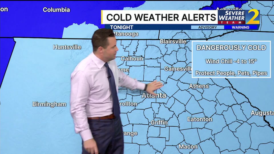 Dangerously cold temperatures tonight