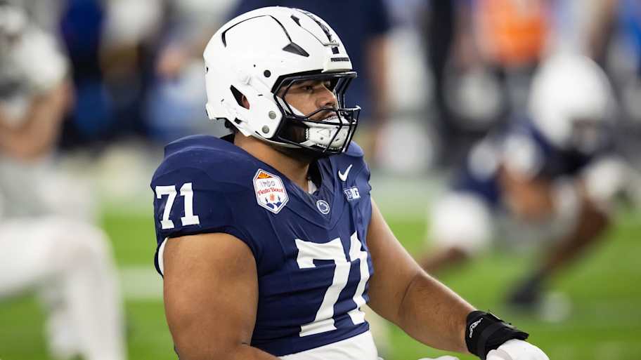 Penn State offensive lineman predicted to be Nittany Lions' only 1st ...