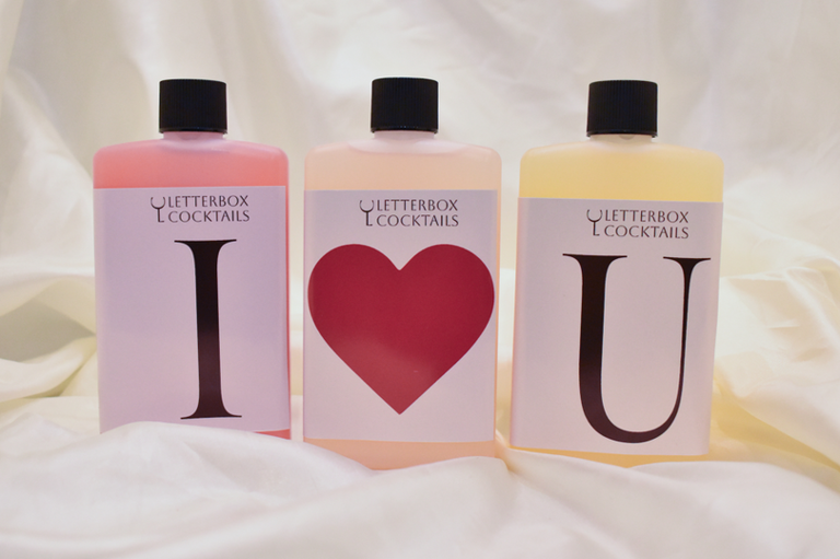 Take a look at the Valentine's Day tipples from Letterbox Cocktails